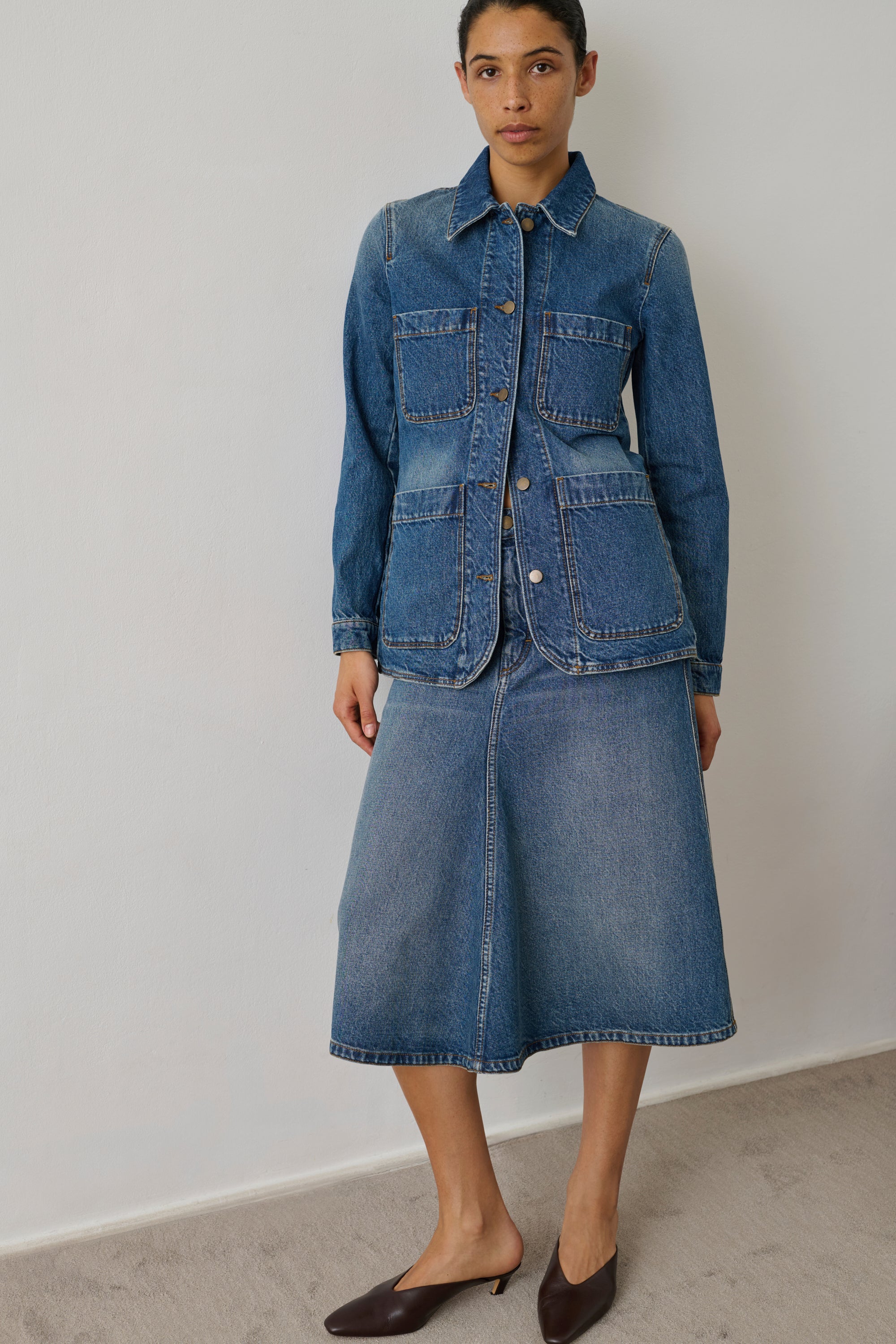 Garry Jacket - Blue - Cotton - Woman