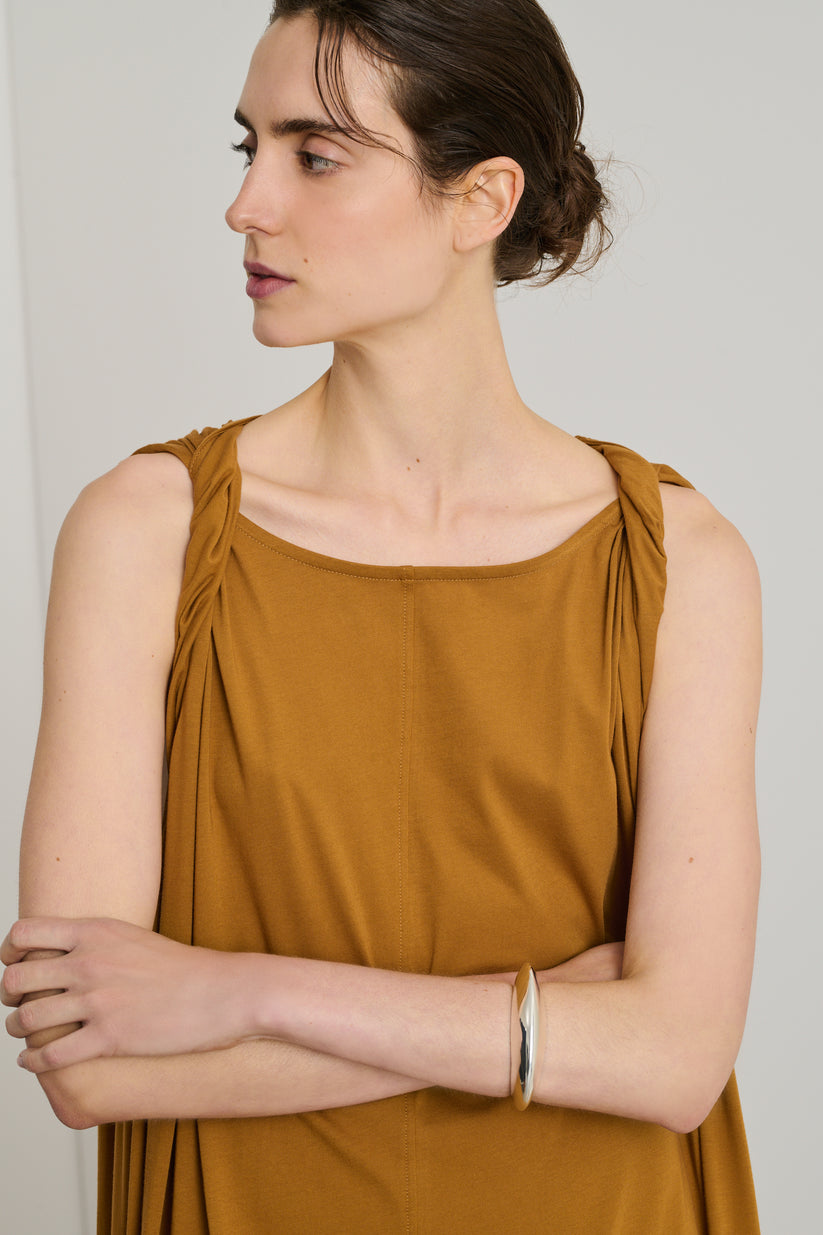 Debby Dress - Caramel - Cotton - Women