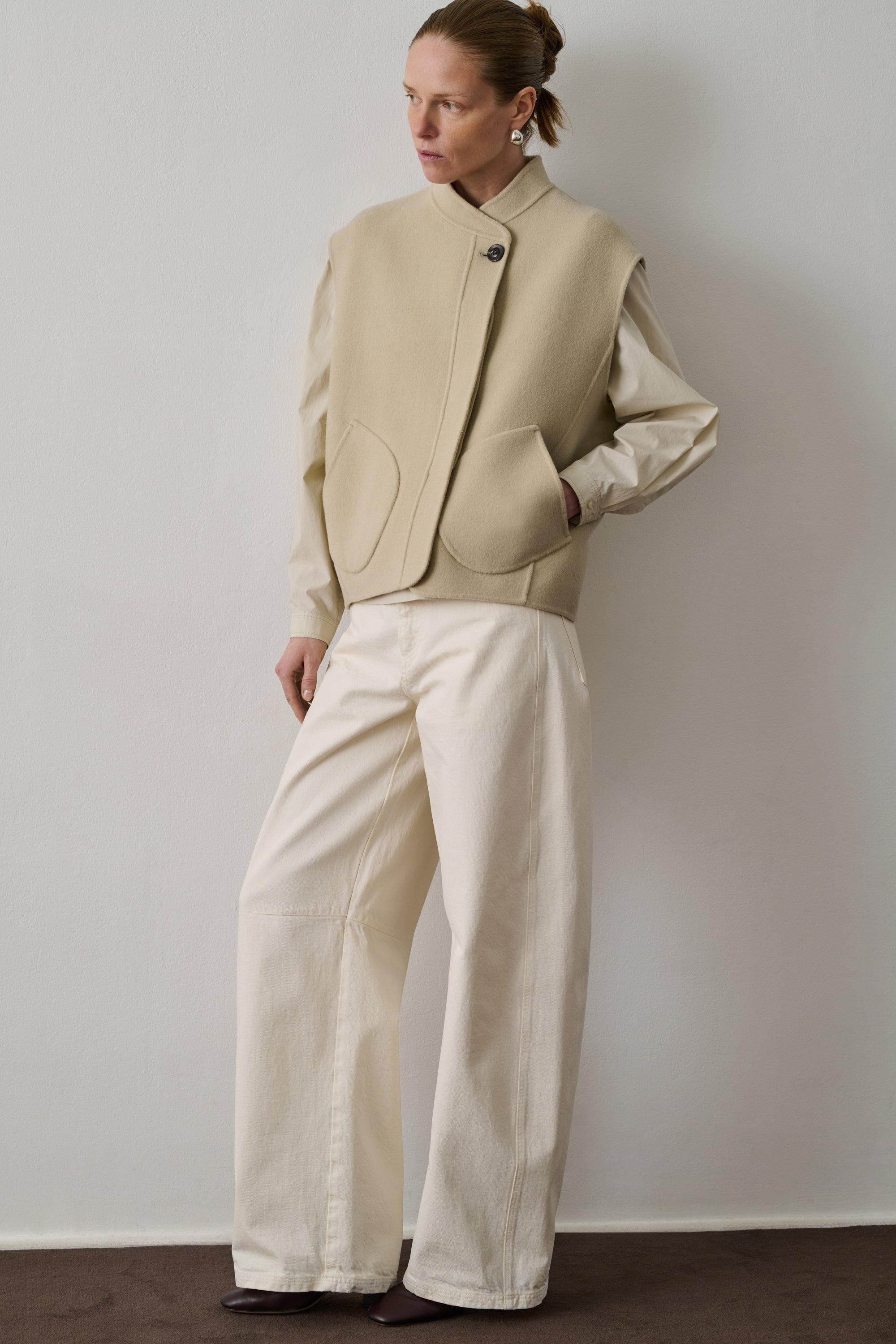 Veste Adeline - Craie Laine Femme - Soeur