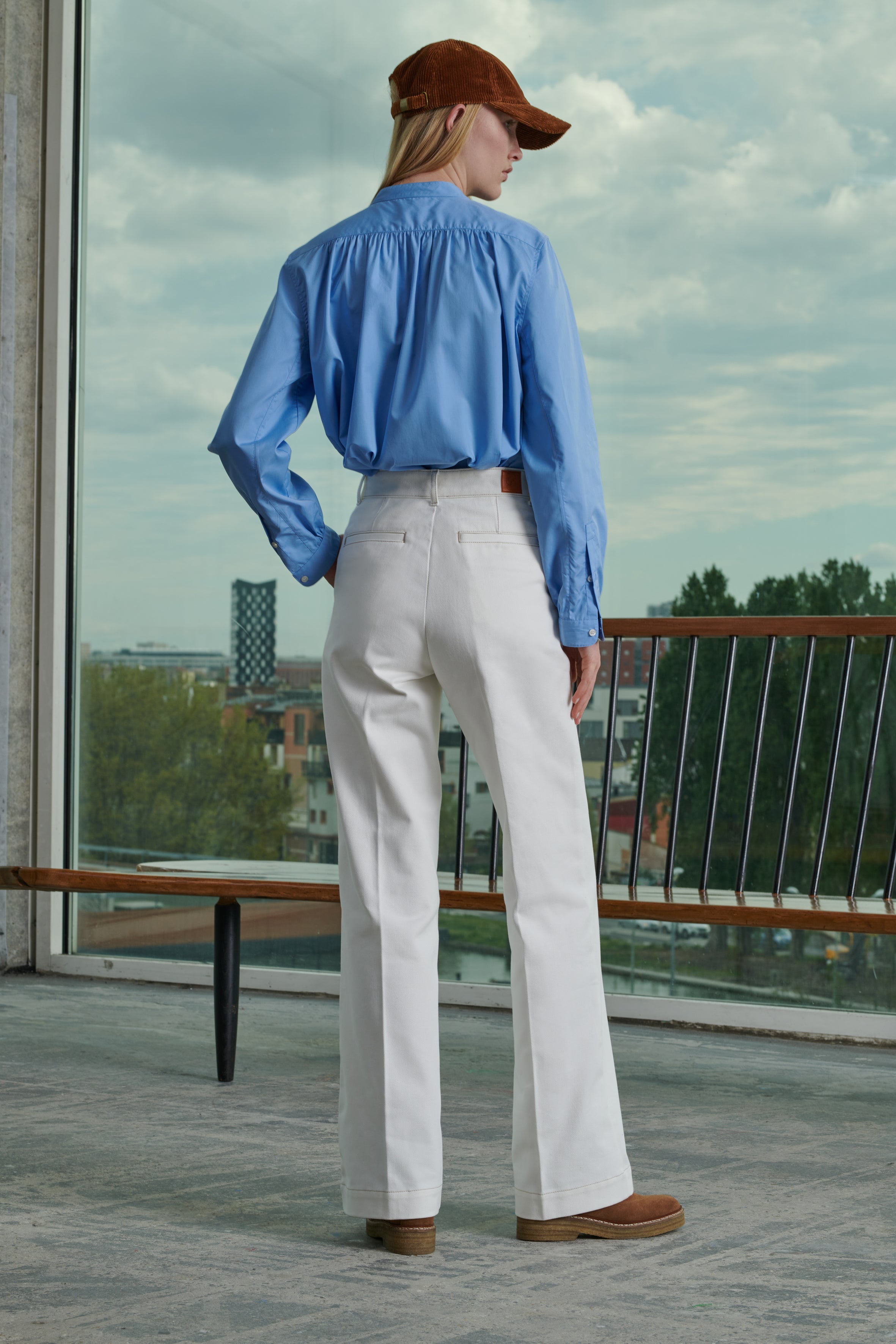 Jean California - Craie - Coton - Femme