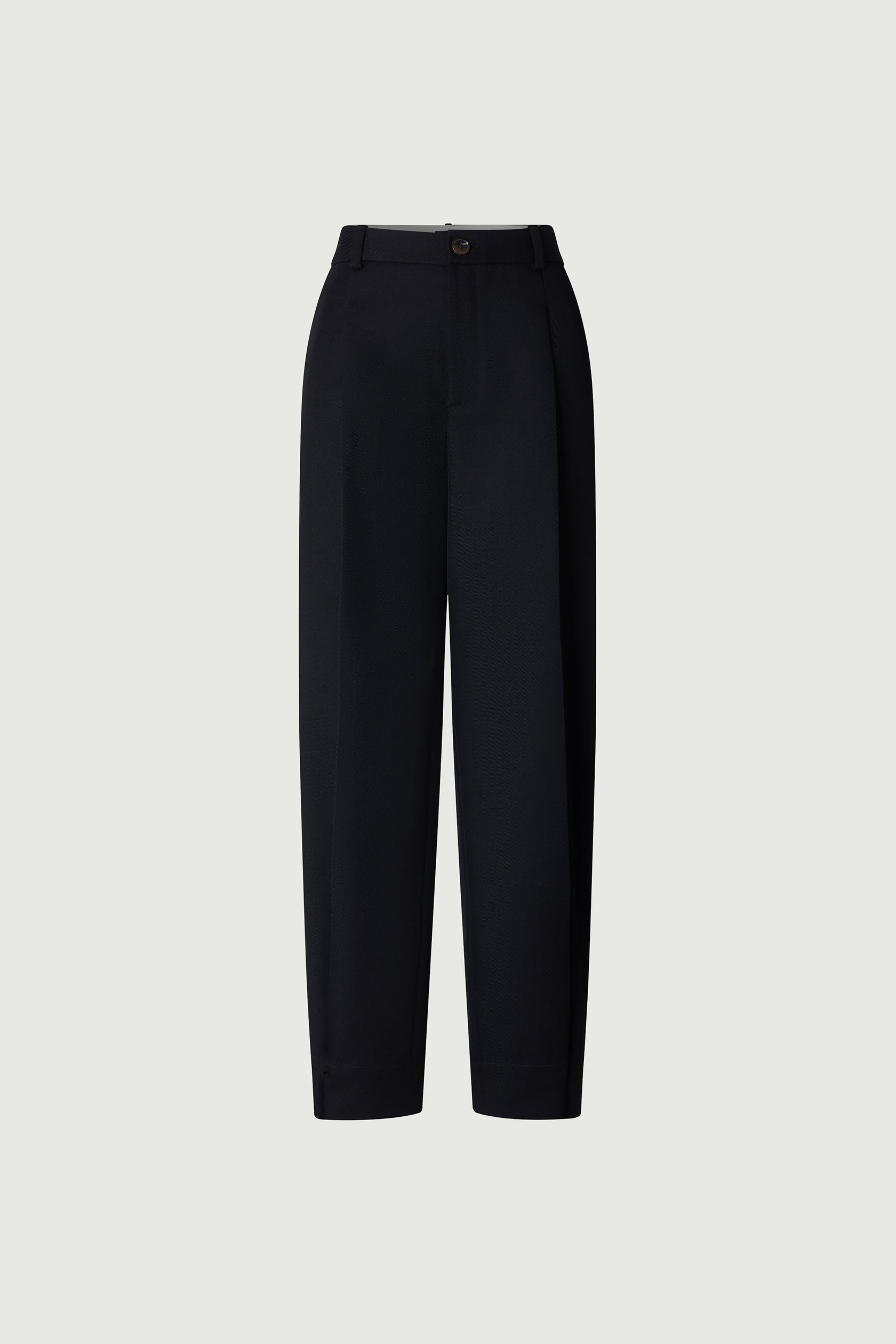 Trousers Felix - Black Wool Pleated Women - Soeur